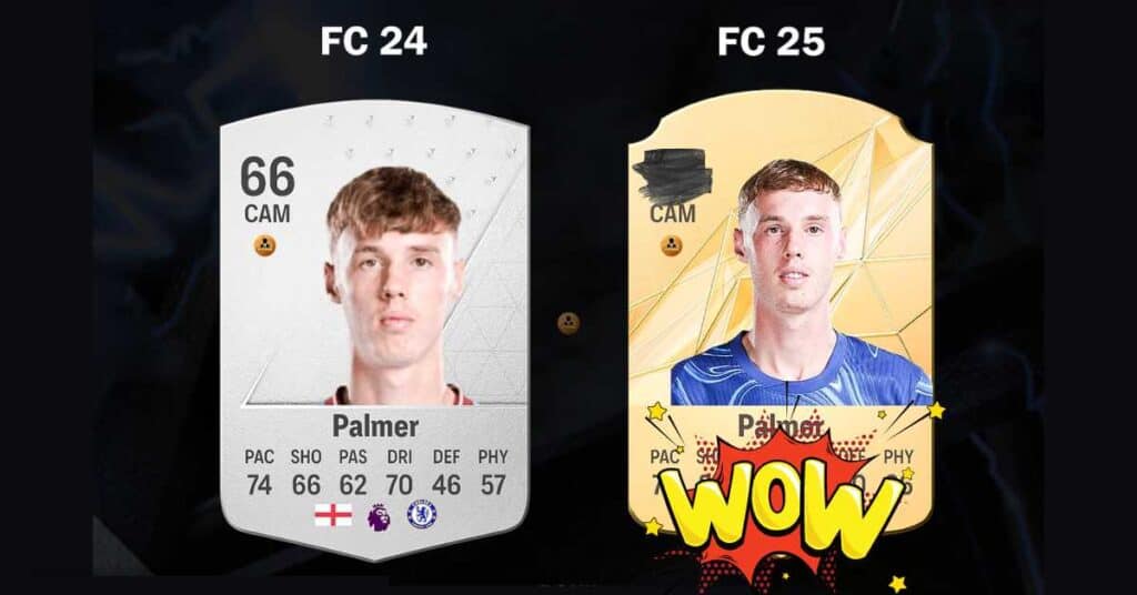 Cole Palmer's Massive Upgrade in EA FC 25 Leaked